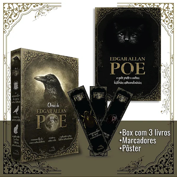 Box - Obras de Edgar Allan Poe 1 | Shopee Brasil