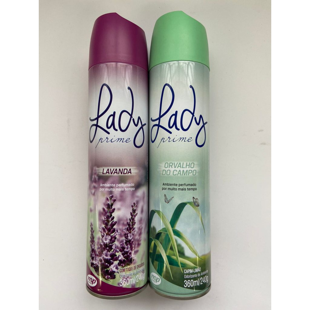 Odorizador 360ml Lady Prime LAVANDA CAPIM LIMAO Myhealth | Shopee Brasil