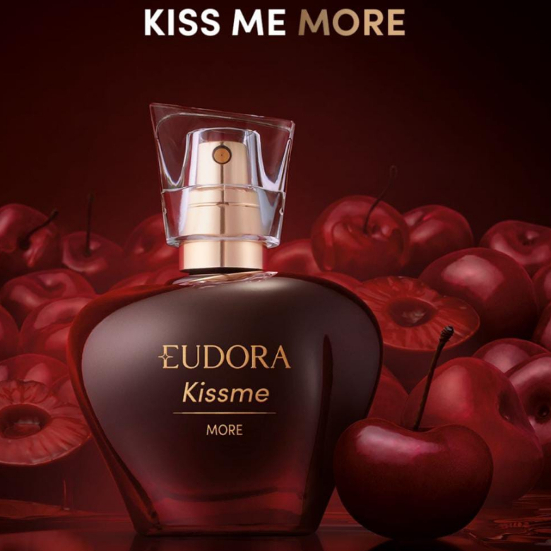 Kiss Me More Eudora - Colônia 50ml | Shopee Brasil