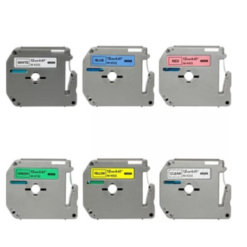 Fita Compatível Rotulador Brother 12mm MK 231 MK 431 MK 731 MK 131 MK ...