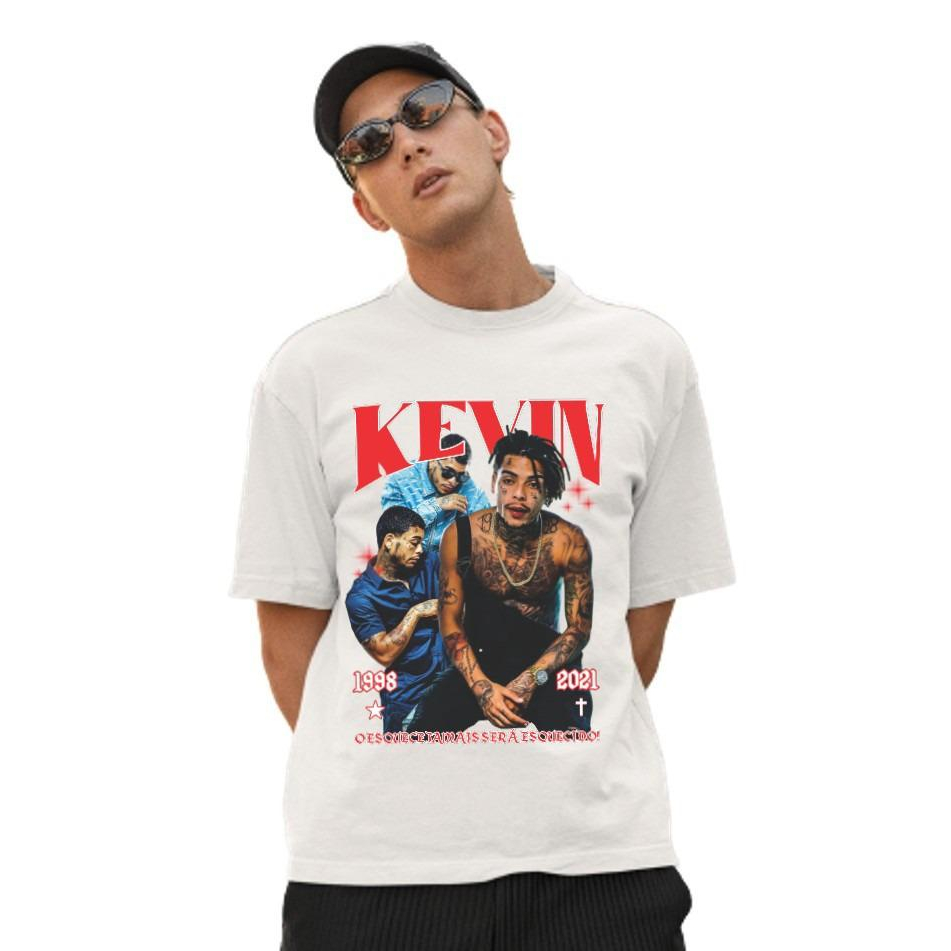 Camiseta Mc Kevin Eterno Graphic Tee Unissex Casual Na Moda Masculino e ...