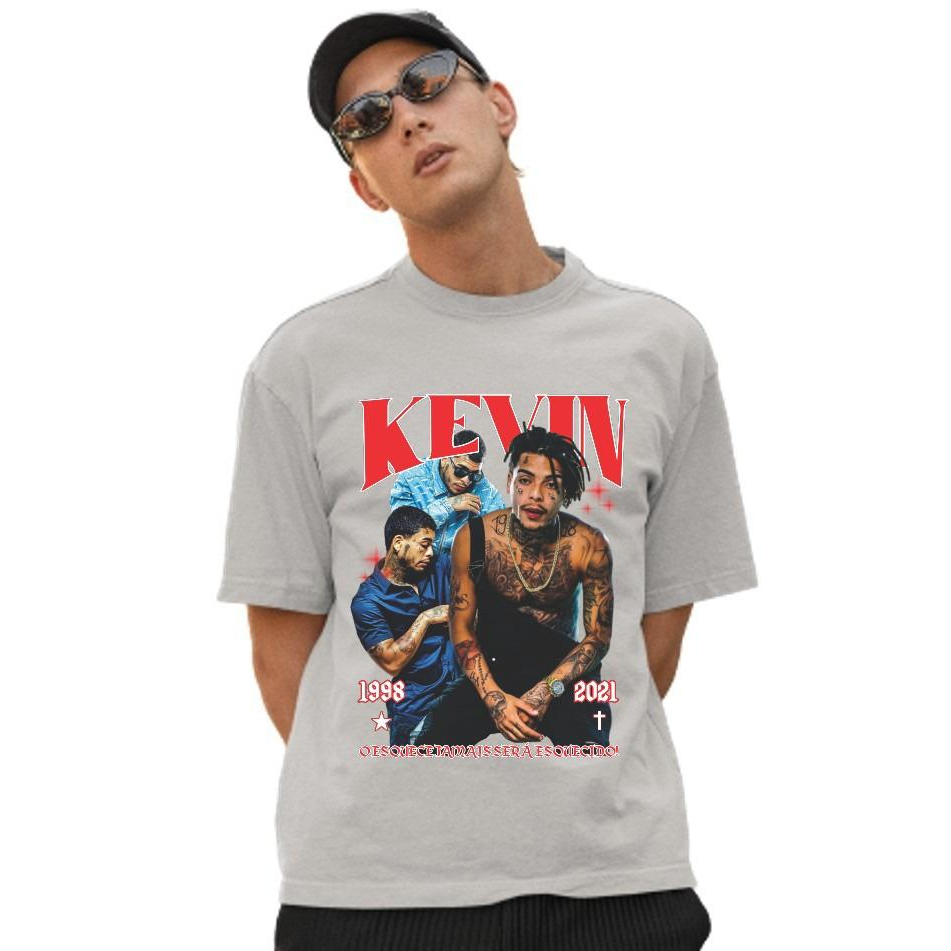 Camiseta Mc Kevin Eterno Graphic Tee Unissex Casual Na Moda Masculino e ...