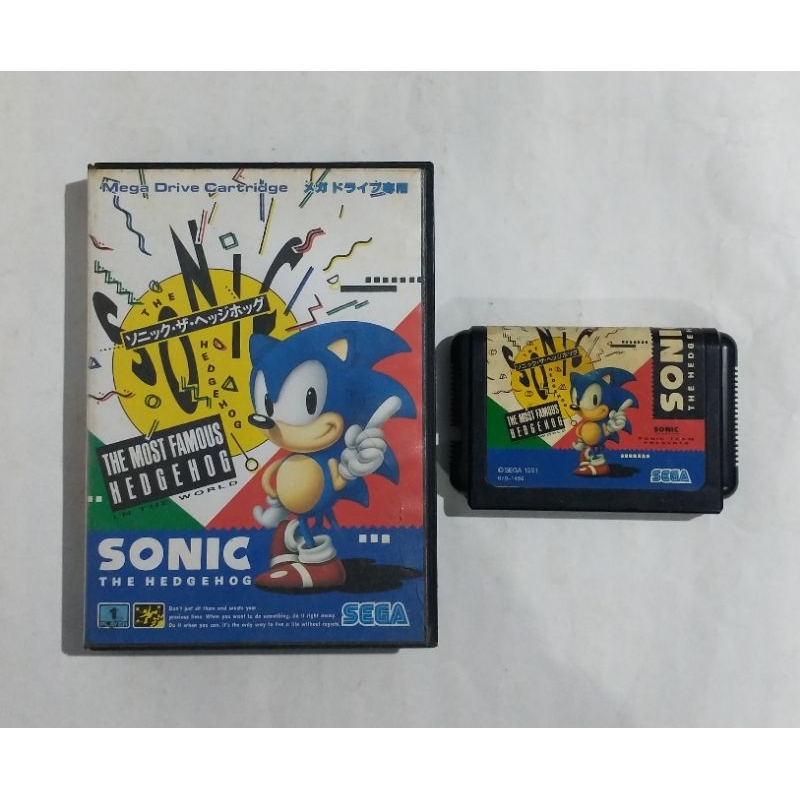 Sonic The Hedgehog - Cartucho Original Mega Drive | Shopee Brasil