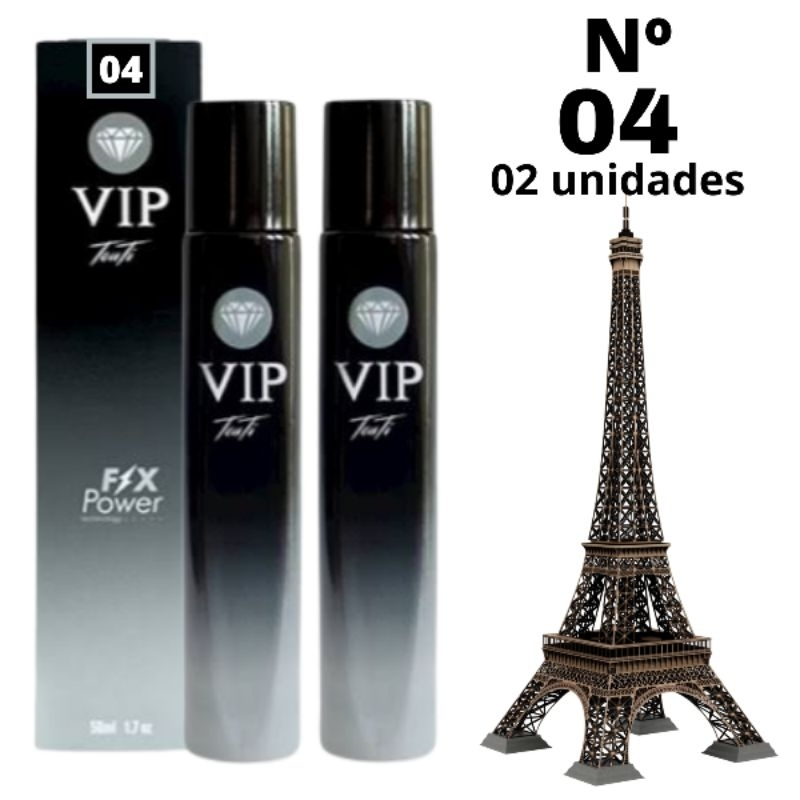 Perfume Touti Vip 04 - KIT com 2 unidades de Alta Fixação | Shopee Brasil