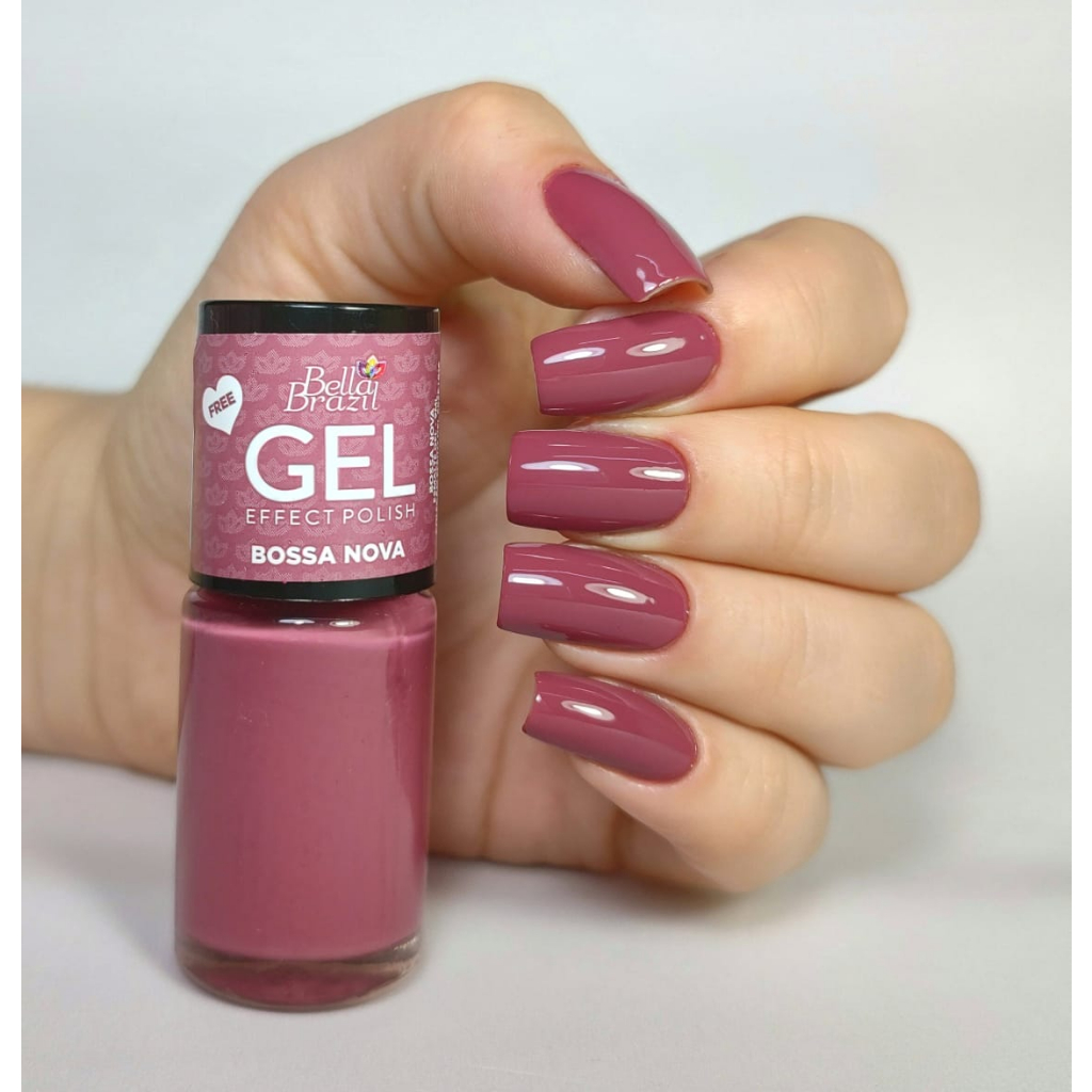 Efeito Gel 816 Bossa Nova - Esmalte Cremoso 9ml | Shopee Brasil
