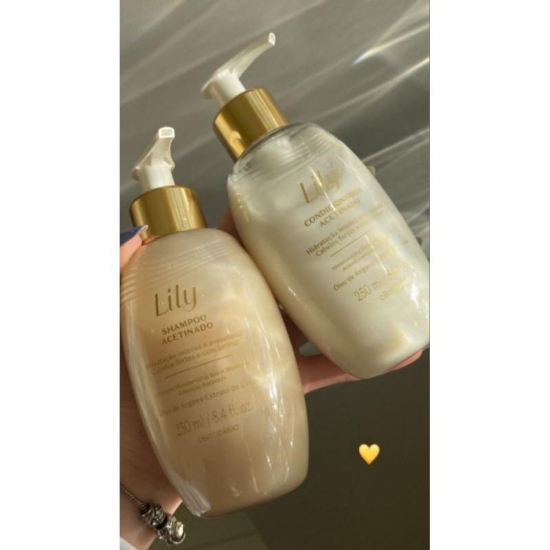 Kit shampoo e condicionador Lily | Shopee Brasil