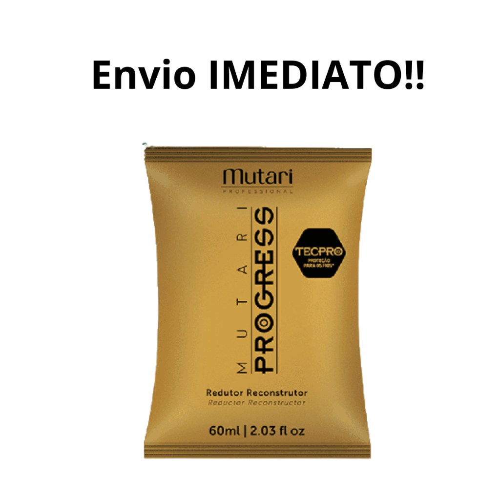 Sachê Progress Mutari 60ml - Progressiva- Selagem | Shopee Brasil