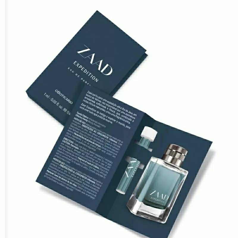 kit com 3 amostras Zaad Expedition 1ml | Shopee Brasil