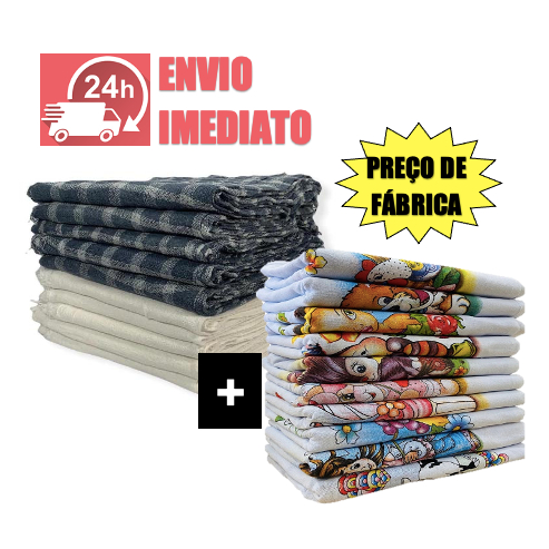 Kit 10 panos - pano de chão e pano de prato - ( TAMANHO IDEAL ) Saco ...