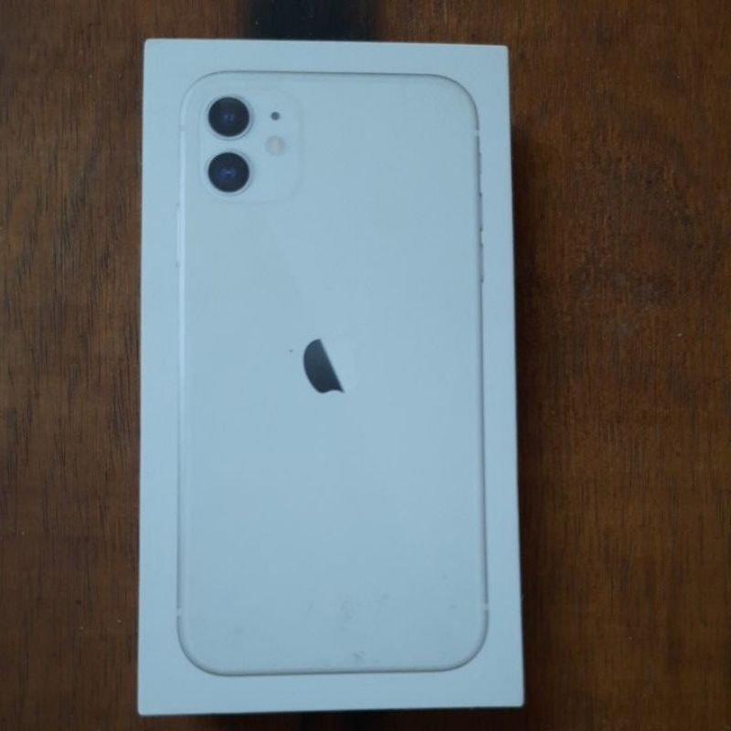 CAIXA VAZIA IPHONE 11 BRANCO 128GB ORIGINAL + CHAVE E MANUAL | Shopee ...