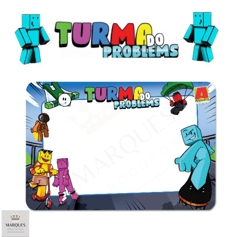 Lousa Magica Risque e Rabisque Turma do Problems Minecraft | Shopee Brasil