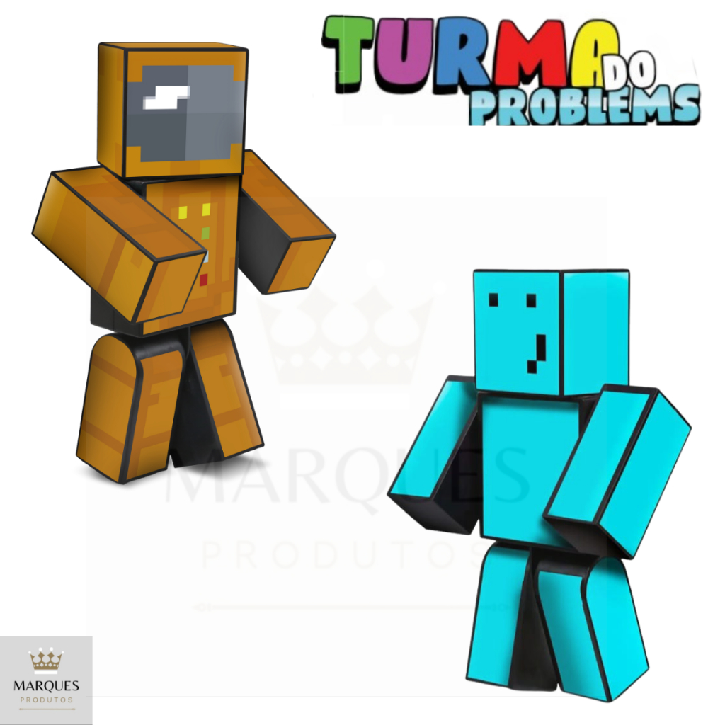 Boneco Problems + Zoom 25 cm Minecraft Algazarra Original | Shopee Brasil
