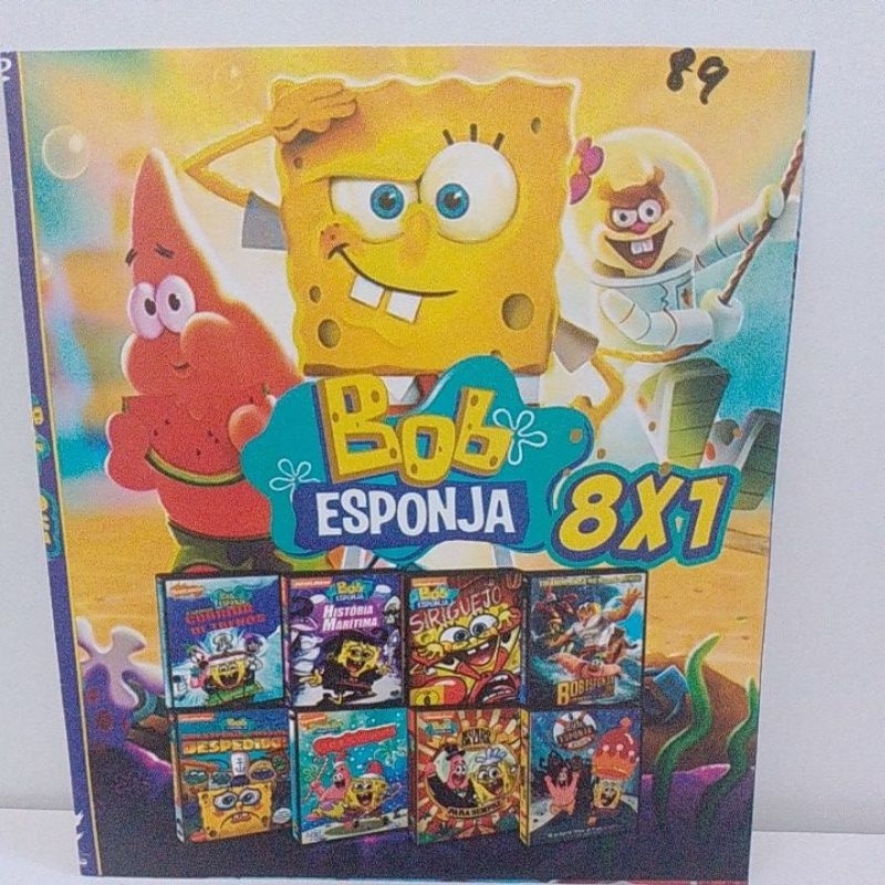 dvd Bob esponja 8x1 raridade novo copia | Shopee Brasil