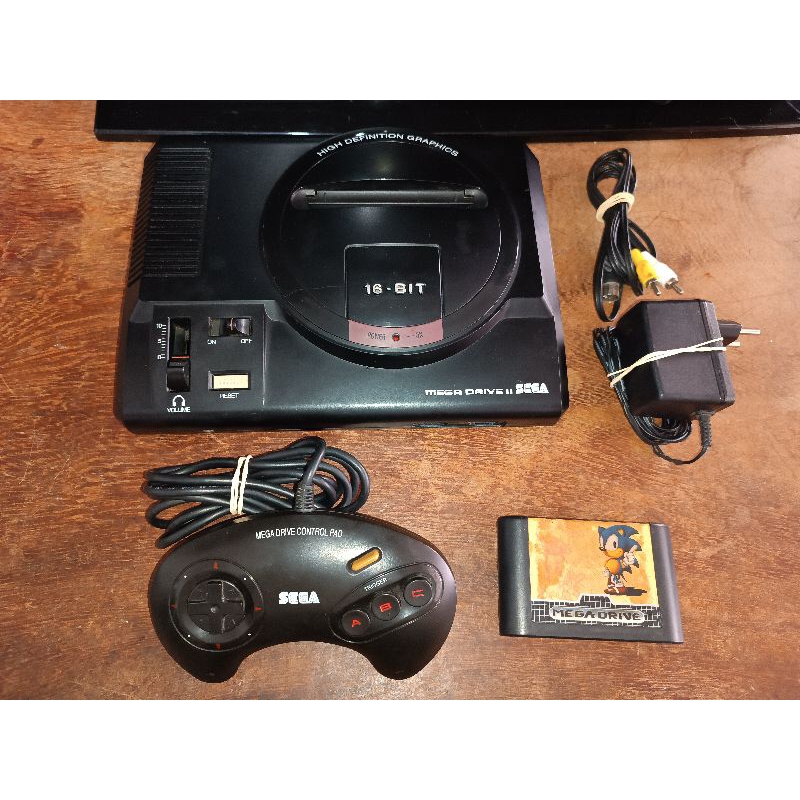Mega Drive 2 Tectoy + Sonic 1 Original | Shopee Brasil