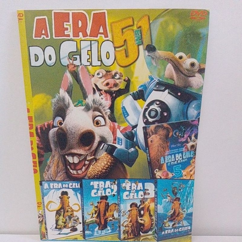 dvd a era do gelo 5x1 raridade novo copia | Shopee Brasil