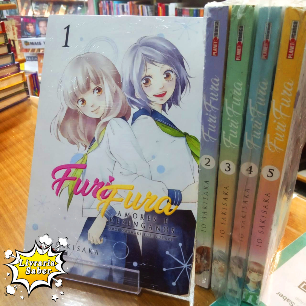 Mangá Furi Fura: Amores e Desenganos vol. 1, 2, 3, 4, 5 - Novo e ...