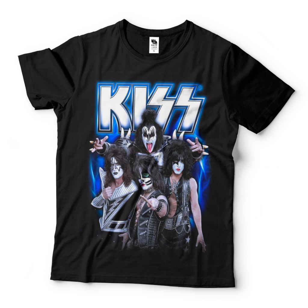 Camisa Camiseta Rock Banda Kizz Integrantes Face Musica | Shopee Brasil