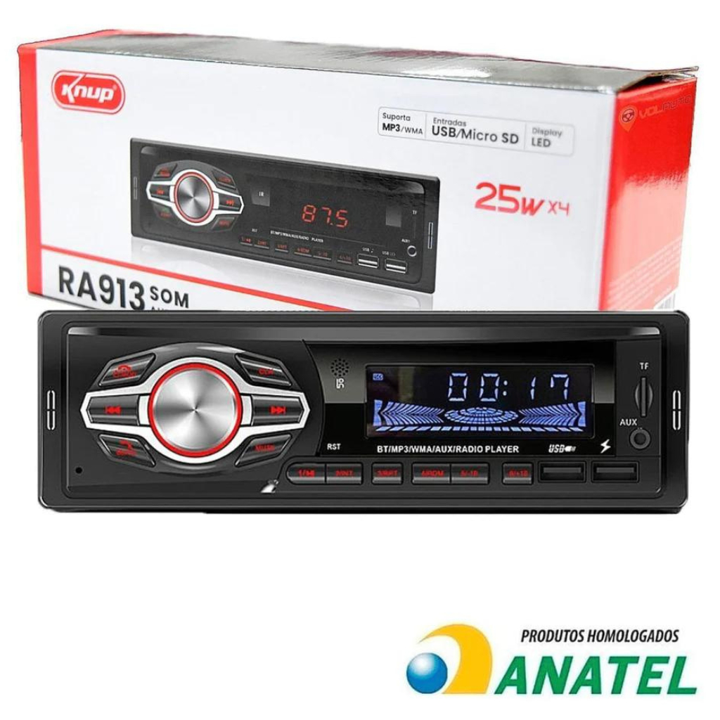 Aparelho De Som Carro Automotivo Bluetooth Pendrive Sd Rádio mp3 | Shopee Brasil