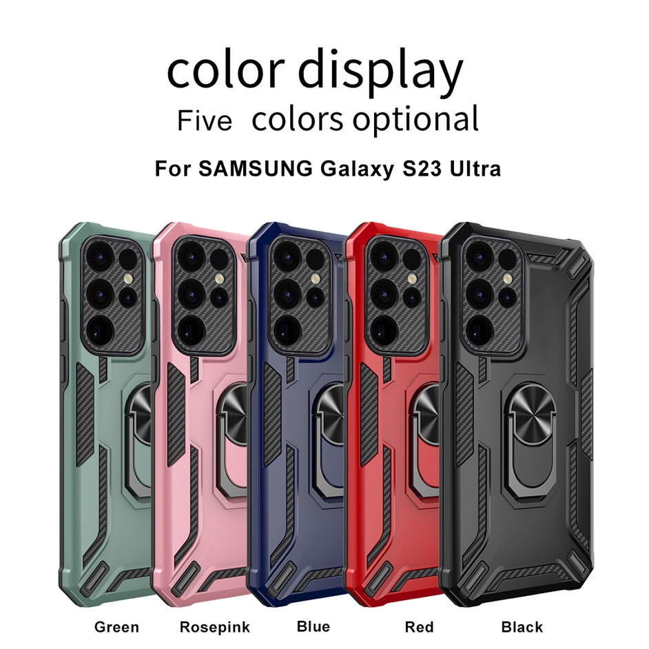 Capa Case Para Samsung Galaxy M14 A24 A34 A54 M54 A04E Armadura Magnetica Suporte Anel Anti ...