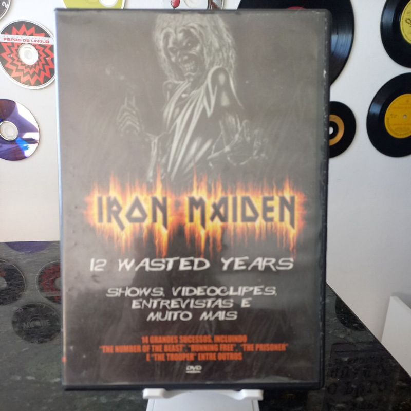 Dvd Iron Maiden - 12 Wasted Years | Shopee Brasil