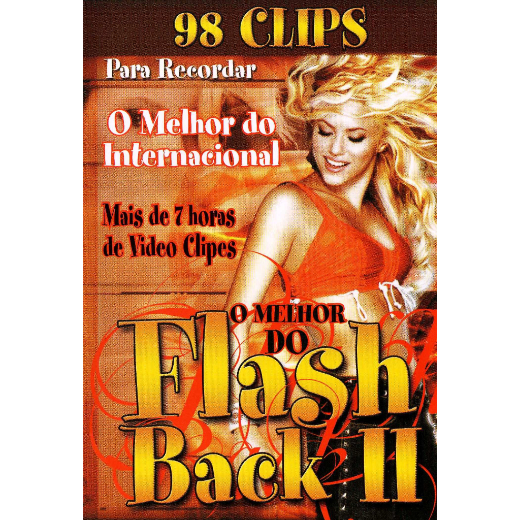 DVD - O melhor do FlashBack 2 – 98 clipes - Dos anos 70, 80 e 90 | Shopee Brasil