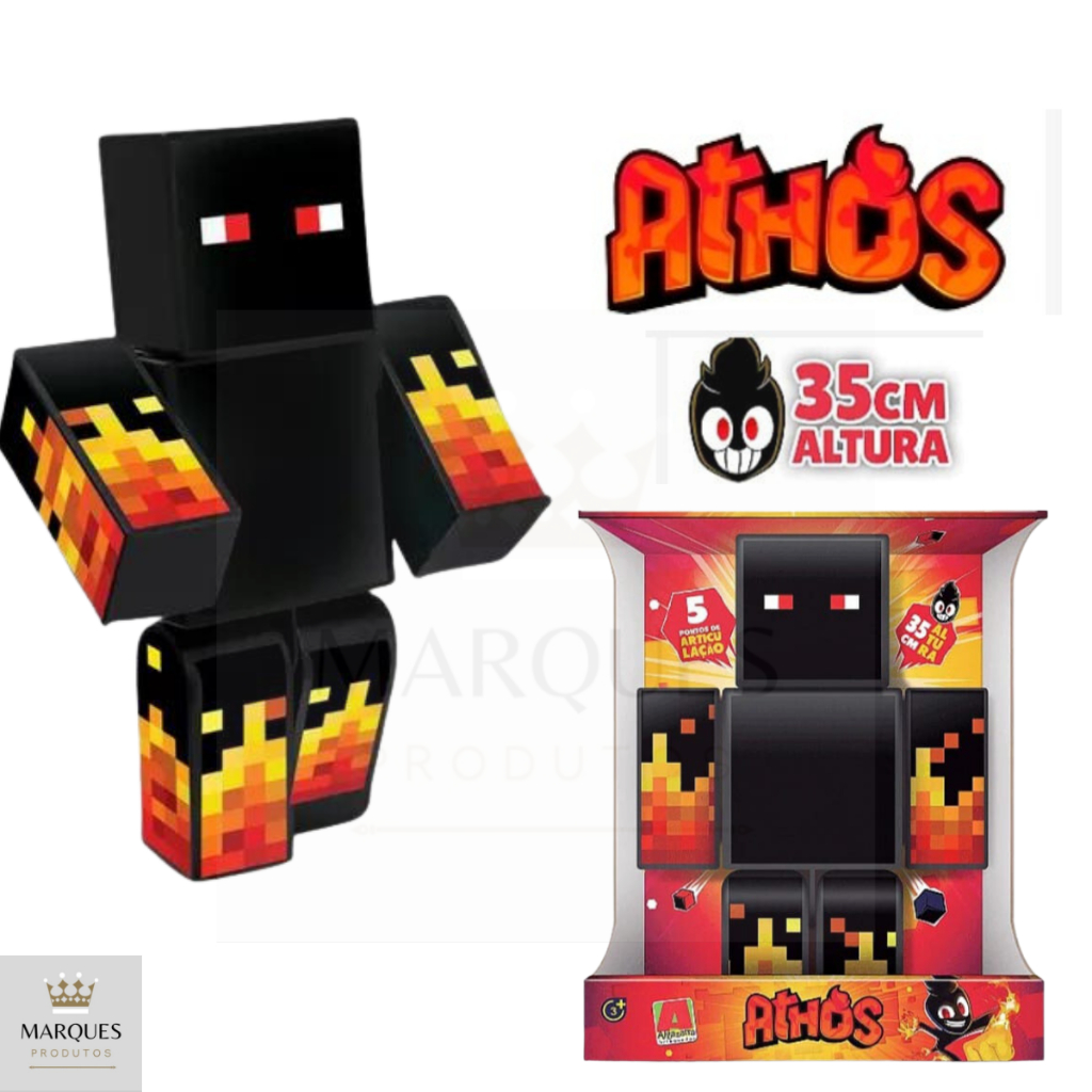 Boneco Athos 35 cm Minecraft Original | Shopee Brasil