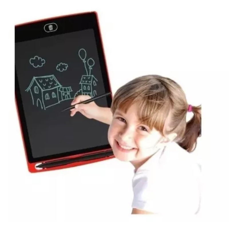 Lousa Digital Lcd Tablet Infantil Para Escrever E Desenhar Tela 8.5 ...
