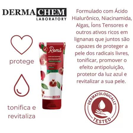 Creme Corporal Desodorante Romã Toque Seco e Efeito Matte Dermachem 200 ...