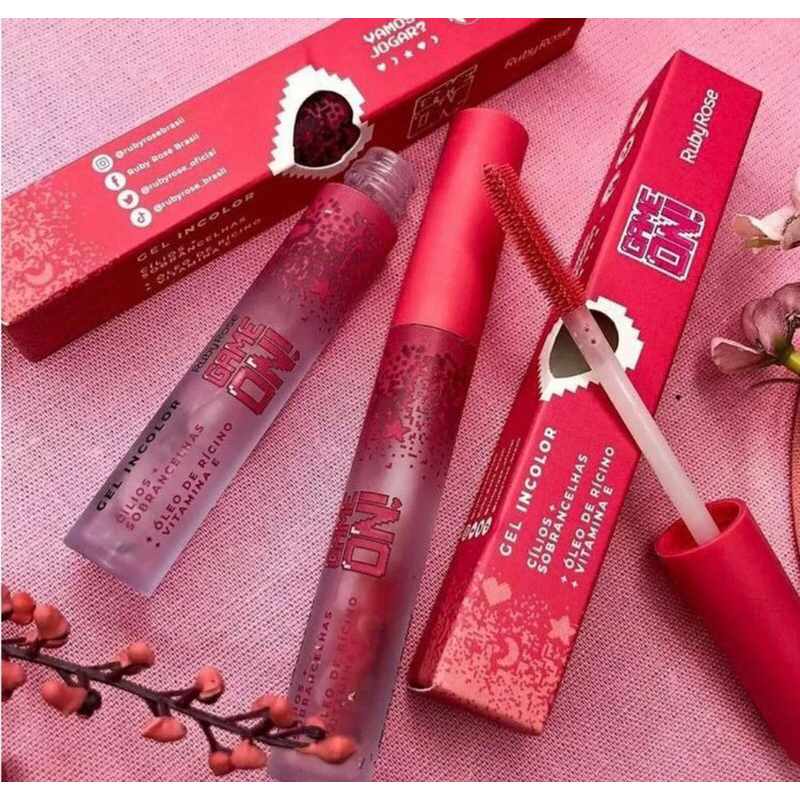 Gel Incolor Cílios e Sobrancelhas Game On Ruby Rose ou máscara Sérum ...