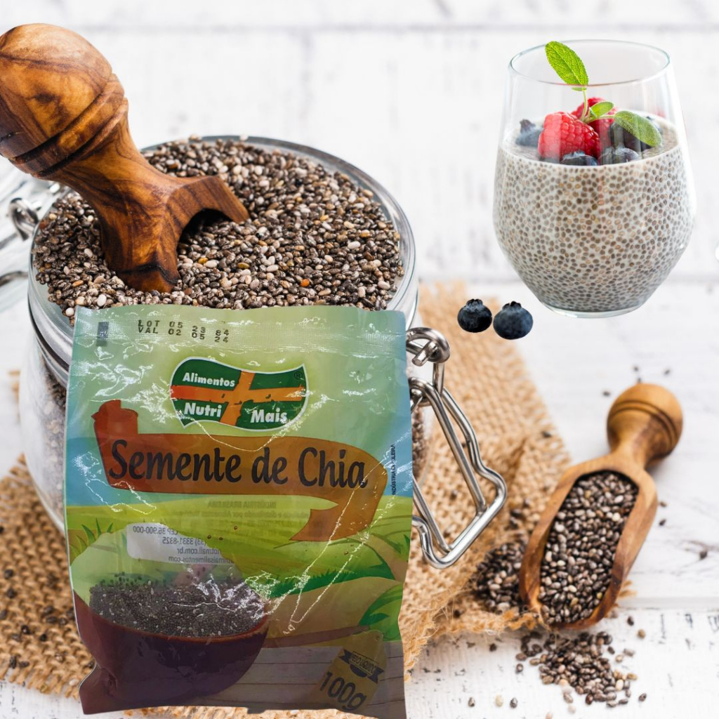SEMENTE DE CHIA NUTRIMAIS 100G | Shopee Brasil