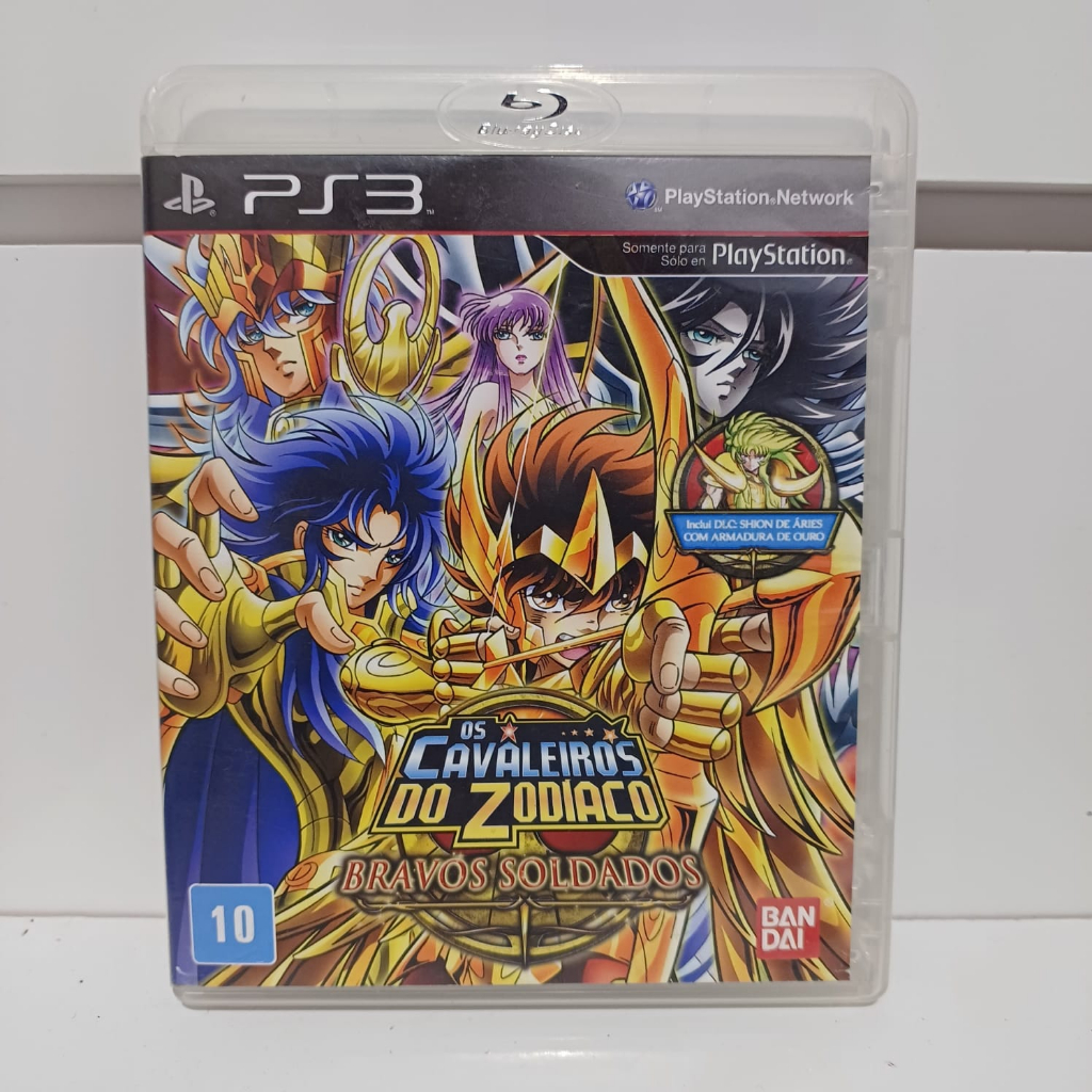 Os Cavaleiros Do Zodíaco Original Playstation 3 PS3 | Shopee Brasil