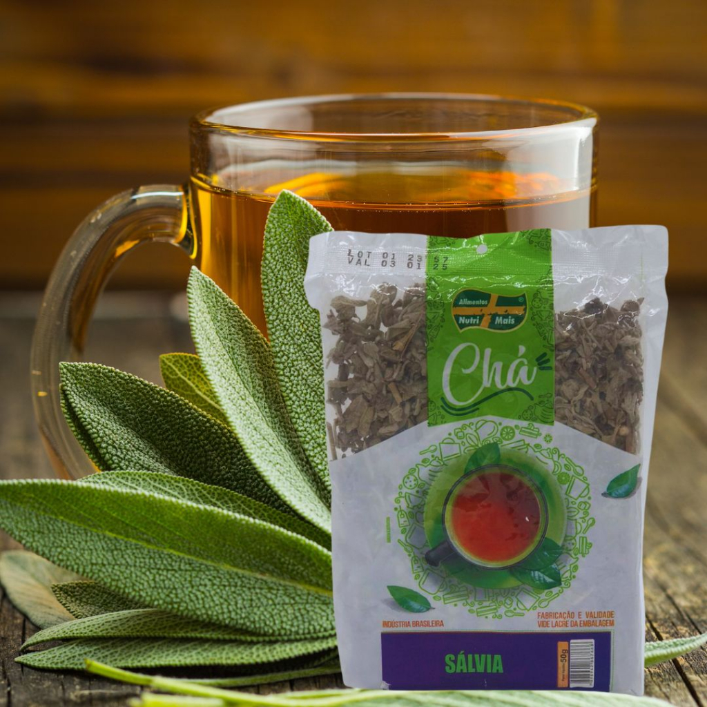 CHA DE SALVIA NUTRIMAIS 50G | Shopee Brasil