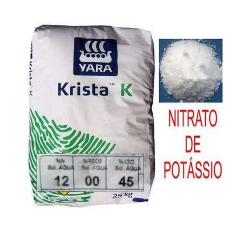 Fertilizante Nitrato De Potássio Krista K 1kg | Shopee Brasil