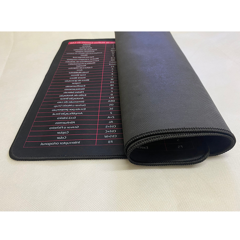90x40cm Mouse Pad Teclado De Computador Descrição Da Tecla De Atalho ...