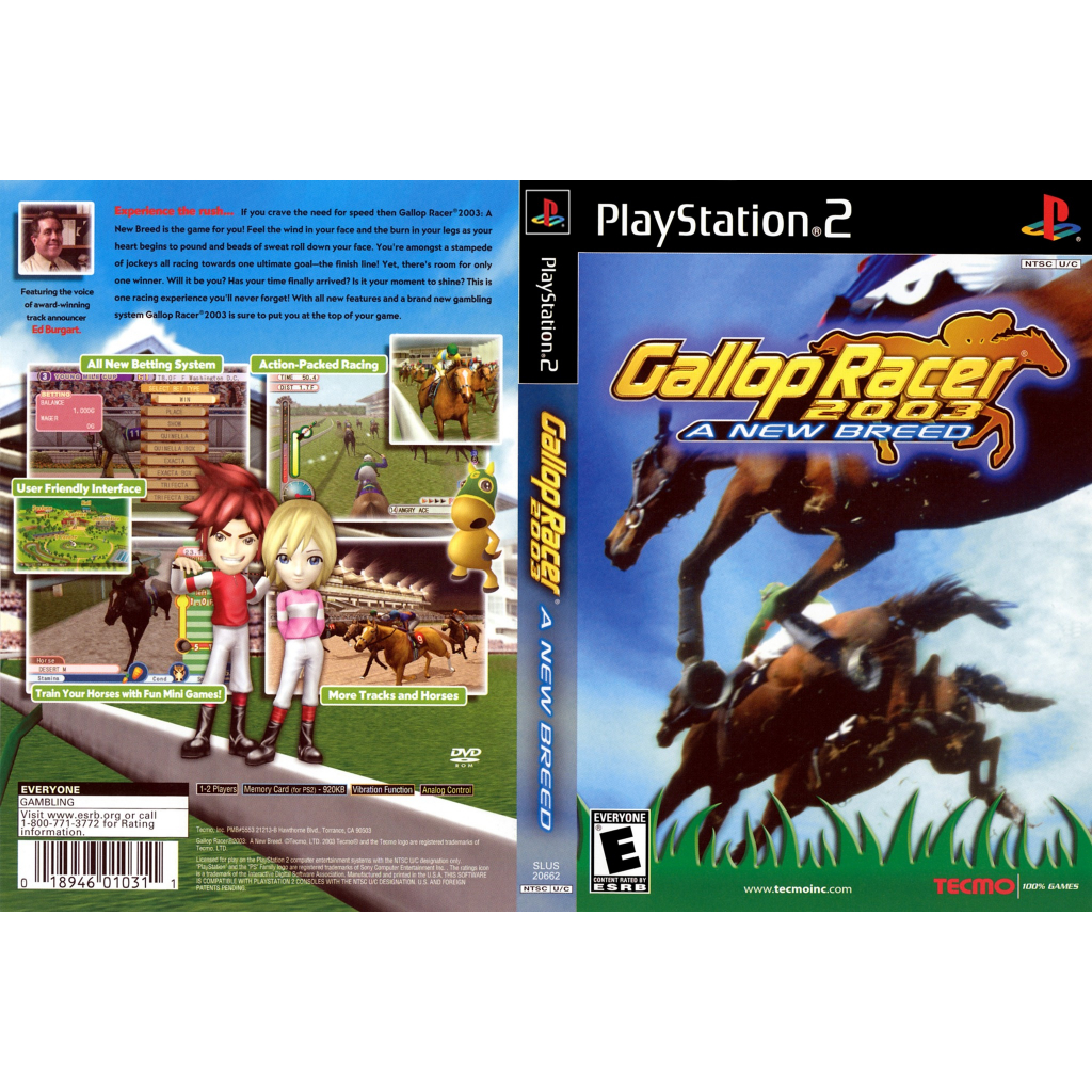 Gallop Racer 2003 - Corrida Cavalos Ps2 | Shopee Brasil