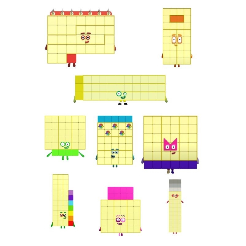 Numberblocks 31 ao 39 | Shopee Brasil