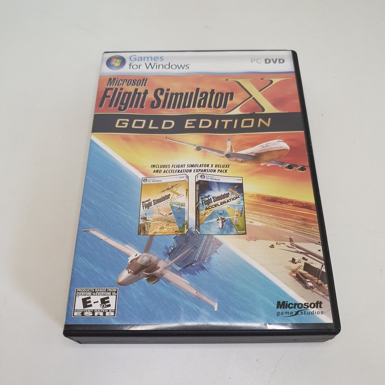 Dvd Microsoft Flight Simulator X Gold Edition PC - D0147 | Shopee Brasil