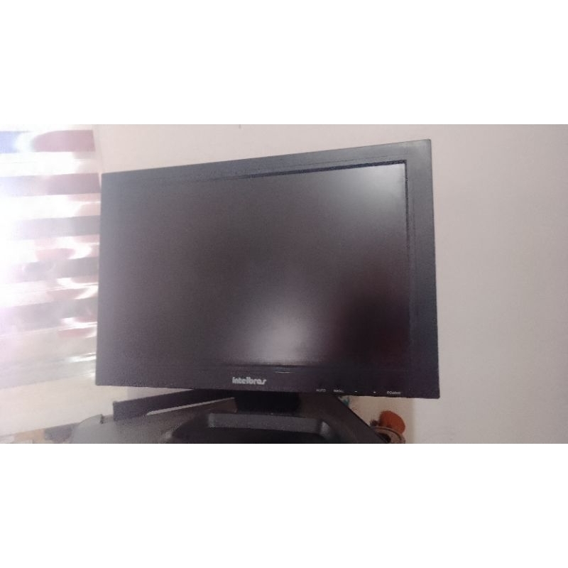 Monitor Intelbras 17p com Cabo Energia. | Shopee Brasil