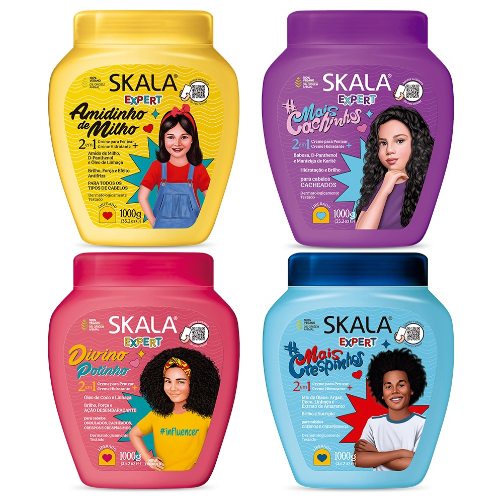 Creme Skala Expert kids 1kg | Shopee Brasil