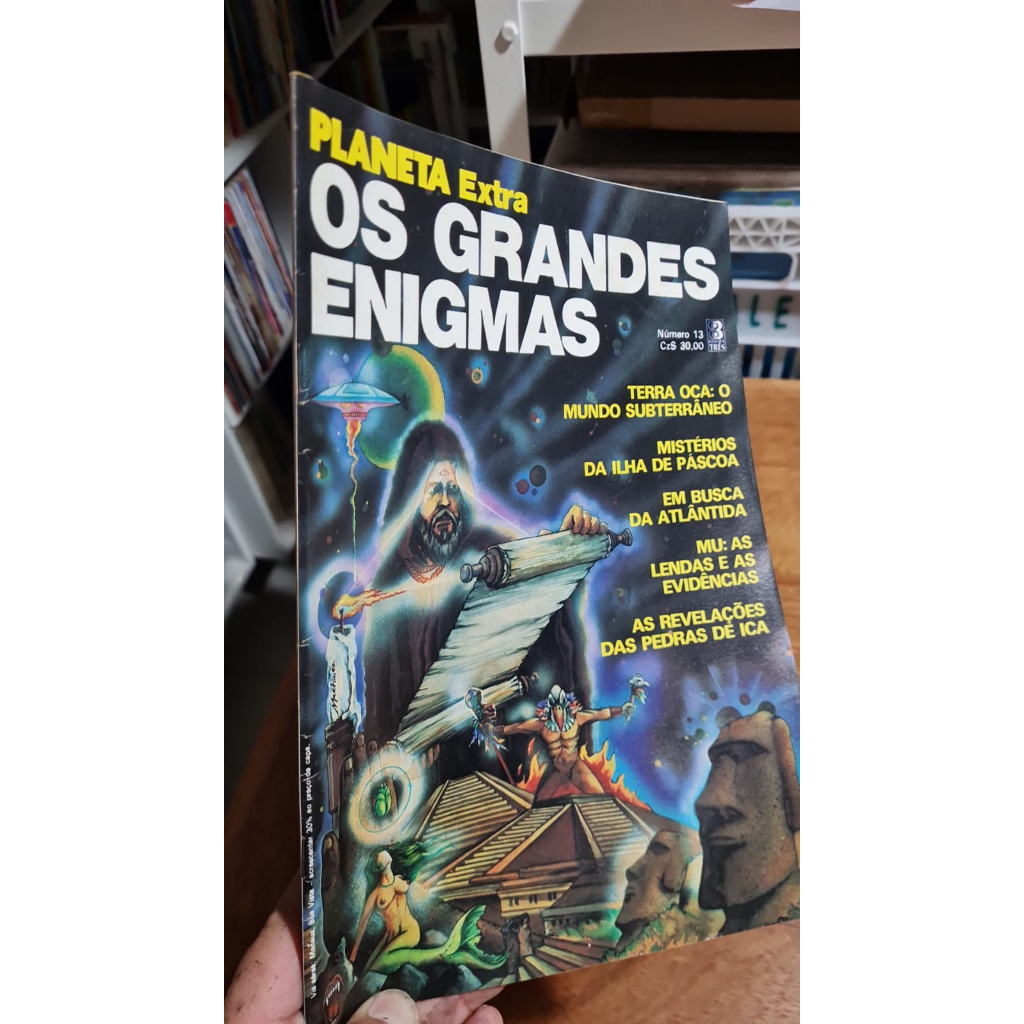 Revista Planeta Extra Os grandes Enigmas n° 13 - Editora 3Três Atlântida pascoa ovnis | Shopee ...