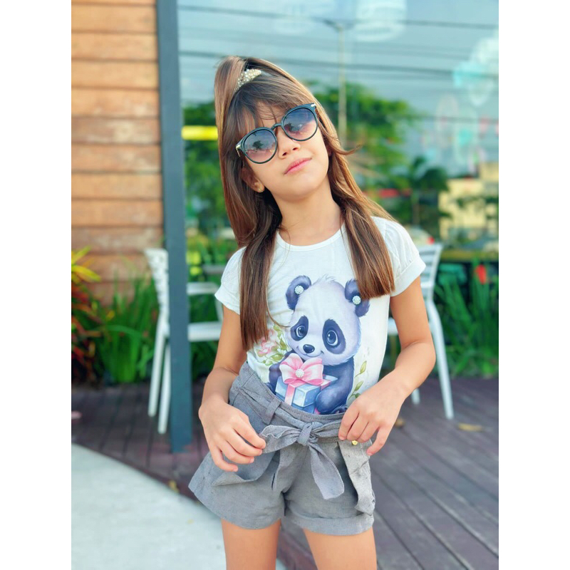 CONJUNTO INFANTIL MENINAS LELELI | Shopee Brasil