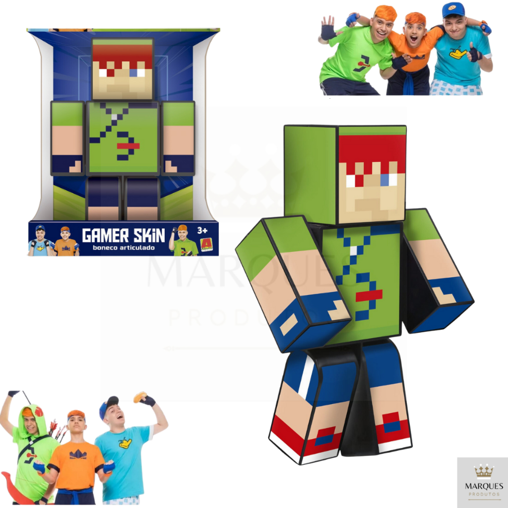 Familia Arqueira Robin Hood Gamer 25 cm Minecraft Original | Shopee Brasil