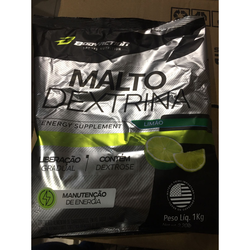 Malto Dextrina- limão - 1kg- bodyaaction | Shopee Brasil