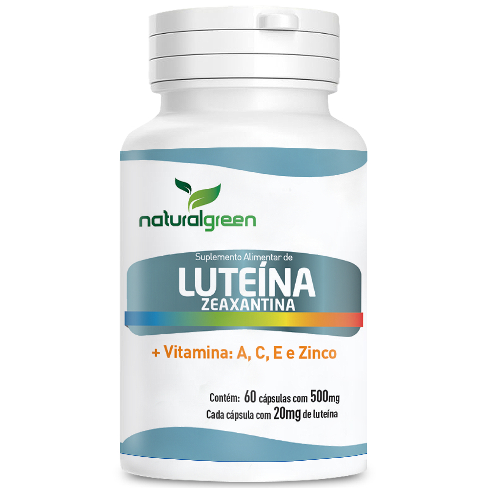 Luteína Zeaxantina - Nova Formula - Saúde dos Olhos - 60 Cápsulas 500mg ...