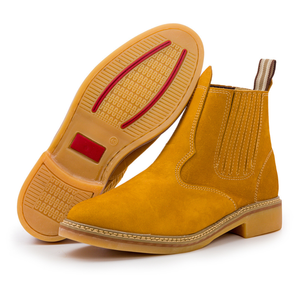 Bota Botina Couro Masculina Country Homens Duravél | Shopee Brasil