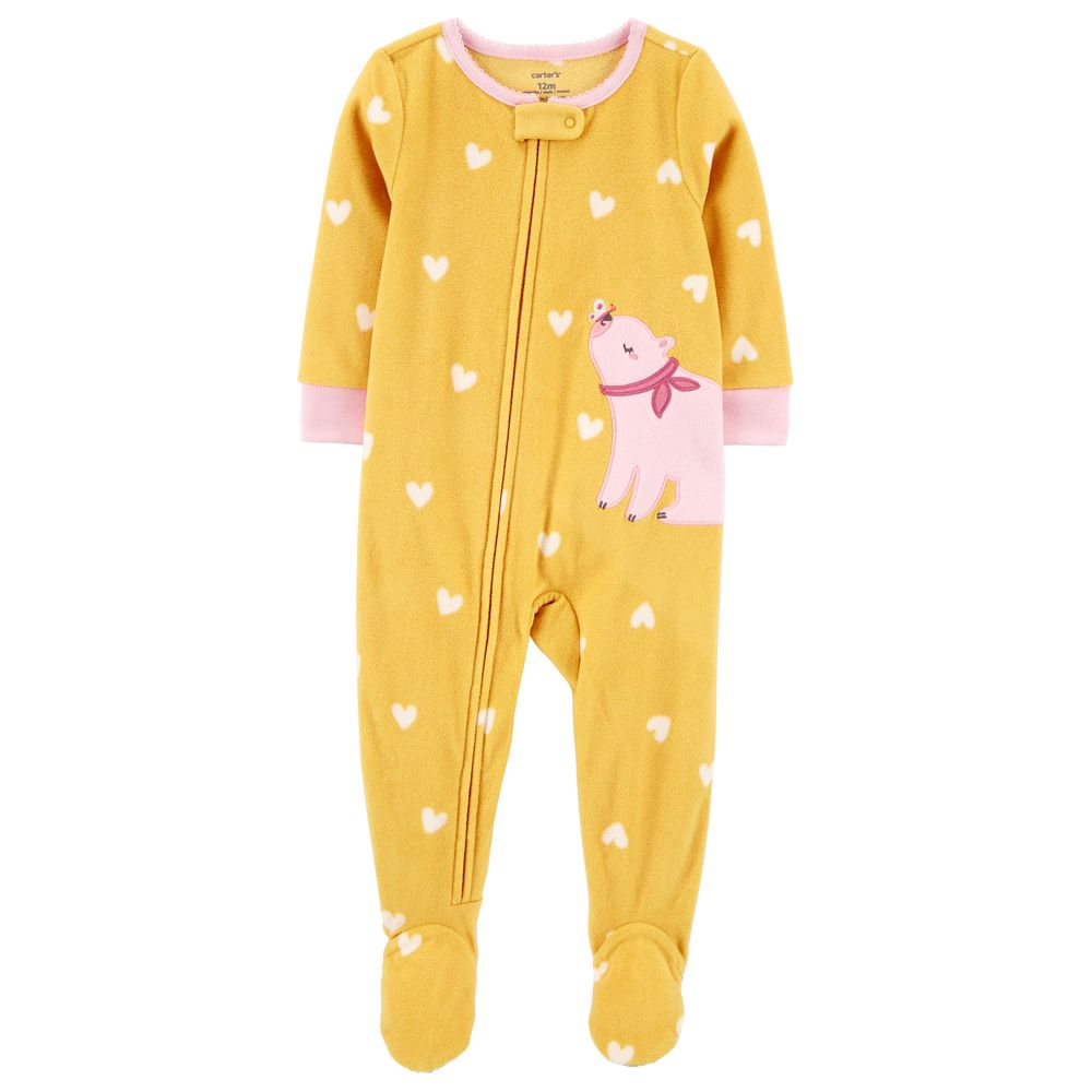 Carter's Pijama Pig Com Pezinho Original 4T | Shopee Brasil