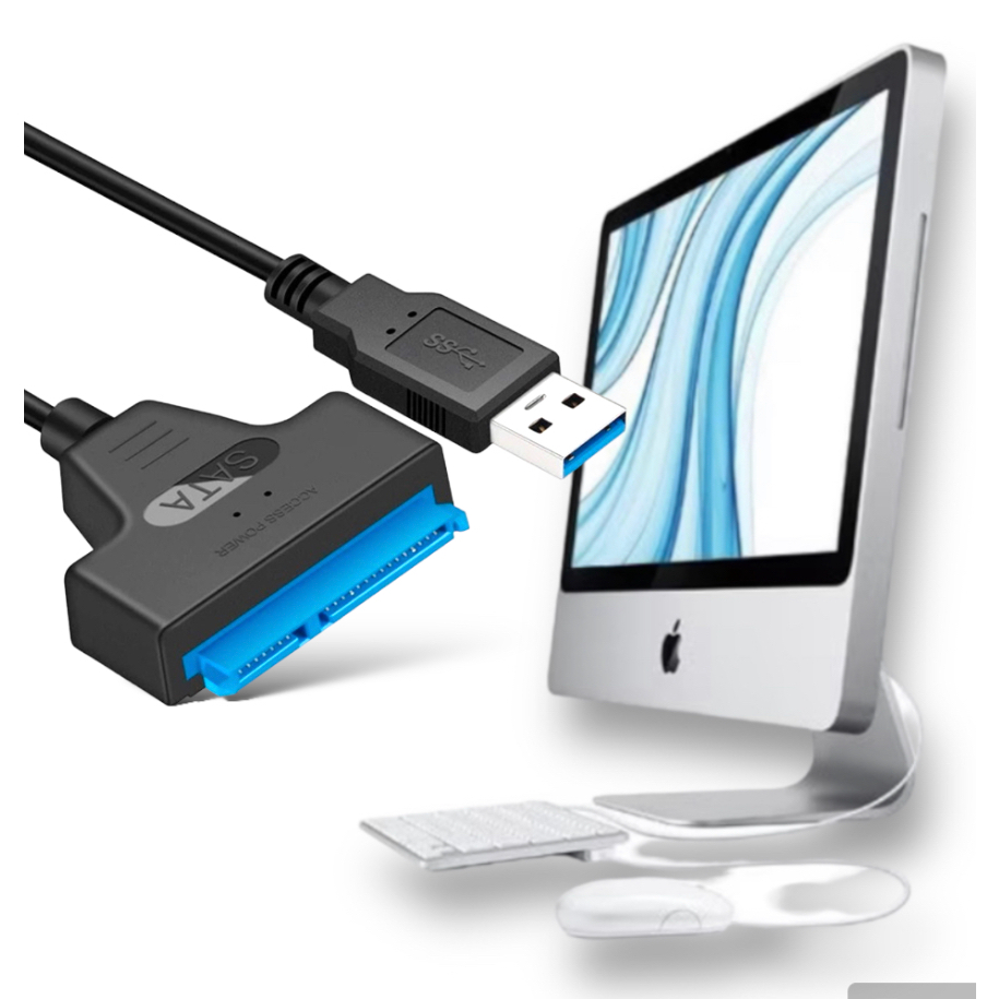 Cabo USB Sata Adaptador Para SSD PC Computador - Melhora o Preço