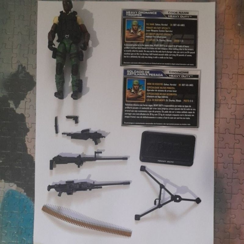 Gi Joe Heavy Duty 50th completo | Shopee Brasil