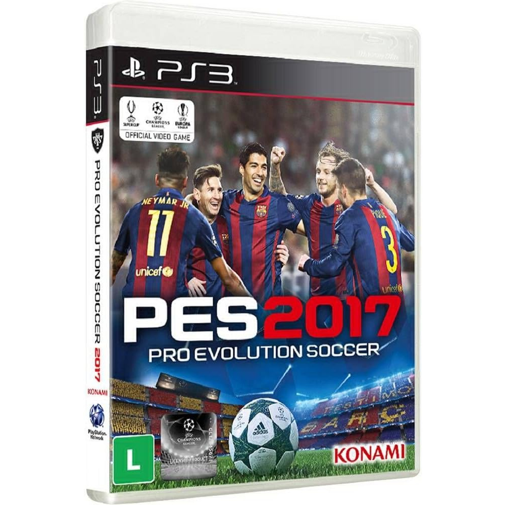PES 2017 - PRO EVOLUTION SOCCER 2017 - PS3 MIDIA FISICA ORIGINAL ...