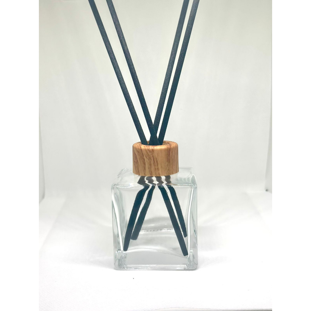 Frasco De Vidro Cubo 100ml Para Difusor Aromatizador De Ambiente Com